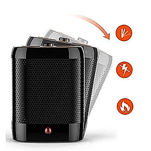 Outdoor Garden Heater Ceramic Fan Heater - Tip-Over and Overheat Protection, Variable Thermostat Perfect for Office Desktop and Home Bedroom Patio Heater