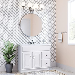 Design House Concord Bathroom Vanities, 36 x 21 inch, White