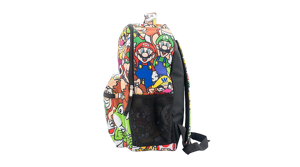 Nintendo Super Mario Character School Backpack for Kids