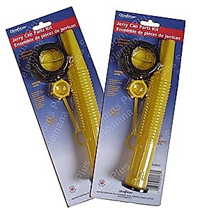 2 SCEPTER SPOUT KITS #03647 Gas Can Parts 4 PCS SPOUTS/SCREW CAP COLLAR/STOPPER/REAR VENT.Kit works on MIDWEST,AMERI-CAN,PLASTIC EAGLE PG5 & KP SERIES,IGLOO,UNISTREAM,MOELLER FUEL DIESEL KEROSENE JUGS
