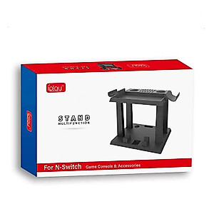 Storage Stand for Nintendo Switch, Storage Stand Controller Holder for Nintendo Switch Accessories and 2 Poke Ball Plus Controllers