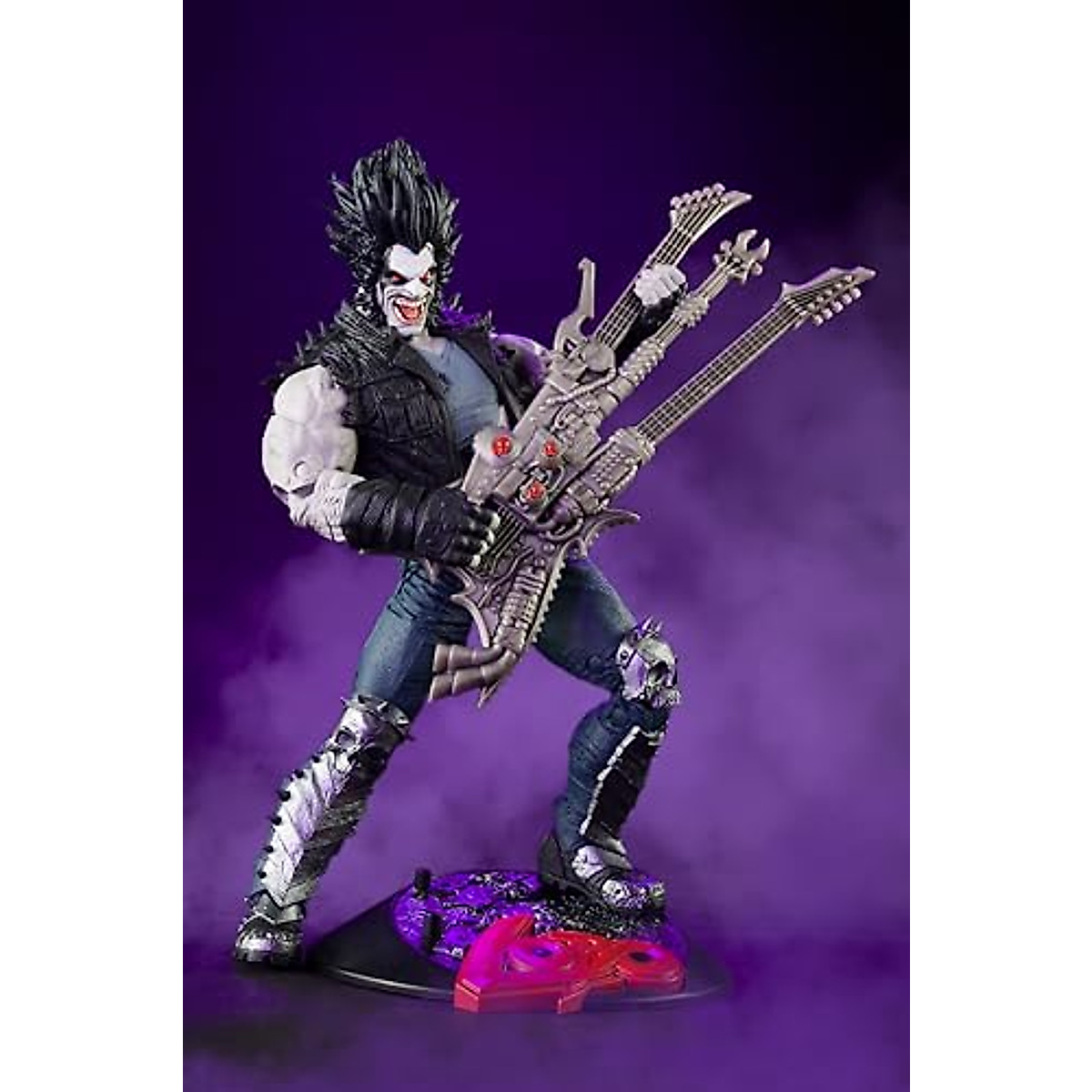 McFarlane Toys - DC Multiverse Lobo & Spacehog (Justice League of America) - 7in Scale Action Figure with Vehicle, Gold Label, Amazon Exclusive