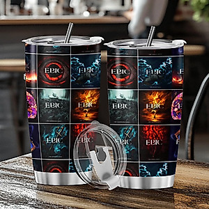Tumbler Epic Hot 20 Oz The Stainless Insulated Musical Steel Saga Iced Covers Travel Tea Coffee