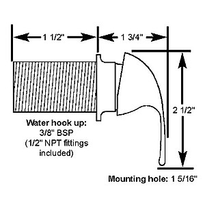 Scandvik 10500P Compact Single Lever Shower Control Mixer Chrome Finish