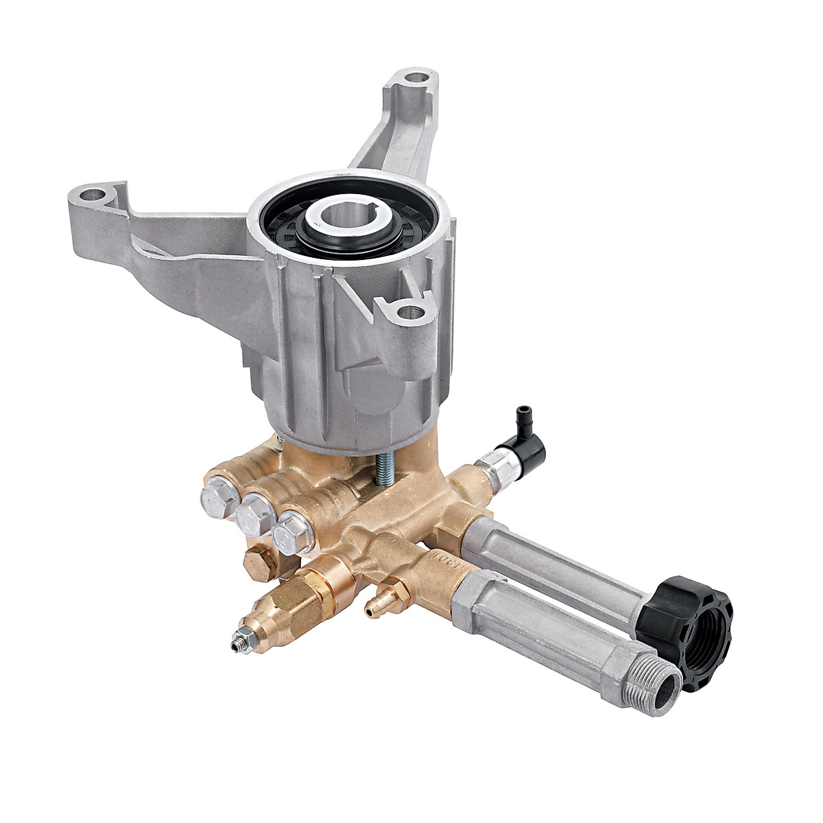 AR Annovi Reverberi RMW25G28-EZ Replacement Right-Handed Pump. 2800 PSI, 2.5 GPM, 193 Max Bar, Easy Start Valve, Thermal Relief Valve. Replacement Residential Pump. Non SX Right-Handed Pump.