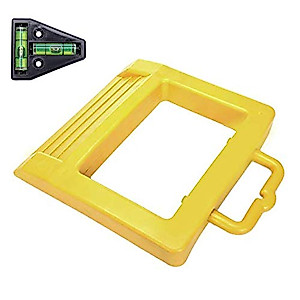 Homeon Wheels Pallet Truck Chock Heavy Duty Pallet Jack Stopper 14.2" Length x 11.6" Width x 2" Height Yellow (1 Pack) One T Level