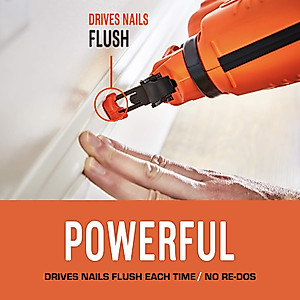 Paslode, Cordless Finish Nailer, 916000, 16 Gauge, Battery and Fuel Cell Powered, No Compressor Needed