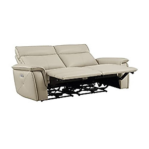 Lexicon Raelynn Power Double Reclining Loveseat, Taupe