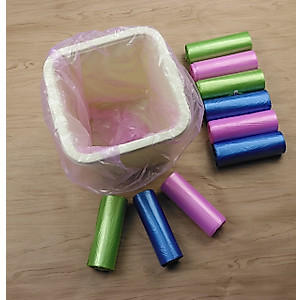 Cand 1.6 Gallon Garbage Bags, 9 Rolls/180 Counts