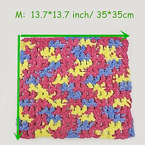 Oncpcare Small Pet Cage Hammock, Plush Woven Parrot Climbing Toy, Cozy Sugar Glider Hideout Tunnel Hideaway Bed for Rat Hamster Squirrel Guinea Pig Ferret, Colour Random