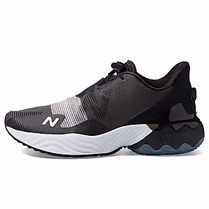 New Balance Men's FuelCell Rebel TR V1 Running Shoe, Black/White, 8.5 Wide