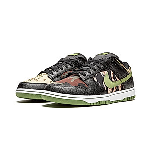 Nike Mens Dunk Low DH0957 001 Black Multi-Camo - Size 9