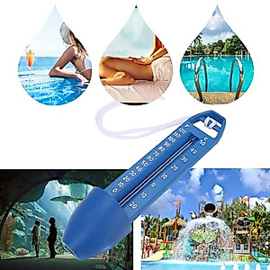 2 Pcs Gardening Garden Entertainment, Swimming Pool Thermometer for Swimming Pool Spa Sauna Hot Spring