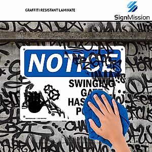 OSHA Notice Sign - Gas Lamp Sparker Shutoff | Aluminum Sign | Protect Your Business, Construction Site, Warehouse & Shop Area | Made in The USA