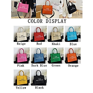 The Tote Bag for Women- Canvas Handbag,Shoulder, Crossbody with Zipper Closure for Work, School