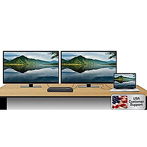 Diamond Multimedia (DS6950) Ultra Dock 5K/4K USB Type-C, Type-A Docking Station and Compatible with Thunderbolt 3 Laptops/Desktop PC’s
