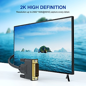 URELEGAN DVI Cable 3FT 10Pack, DVI to DVI-D 24+1 Dual Link Cable Male to Male Digital Video Monitor for HDTV, Gaming, Monitor, Projector