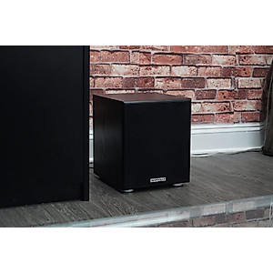 Rockville Rock Shaker 6.5" Inch Black 200w Powered Home Theater Subwoofer Sub