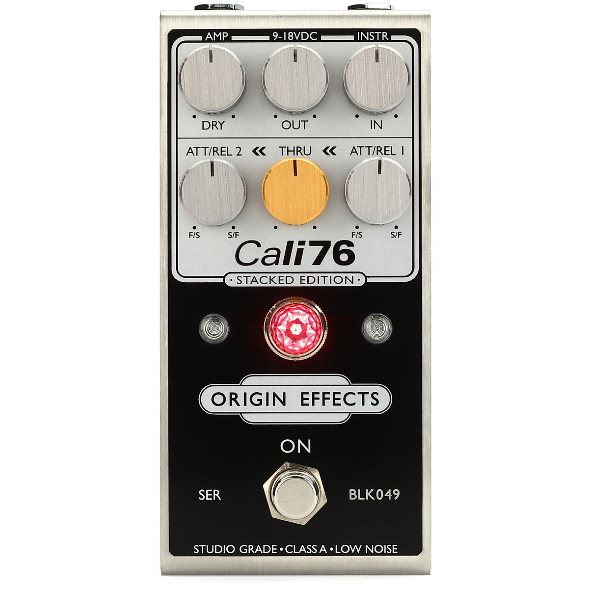 Origin Effects Cali76 Stacked Edition Compressor Pedal - Inverted Black