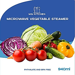 Microwave Rice Cooker and Vegetable Steamer