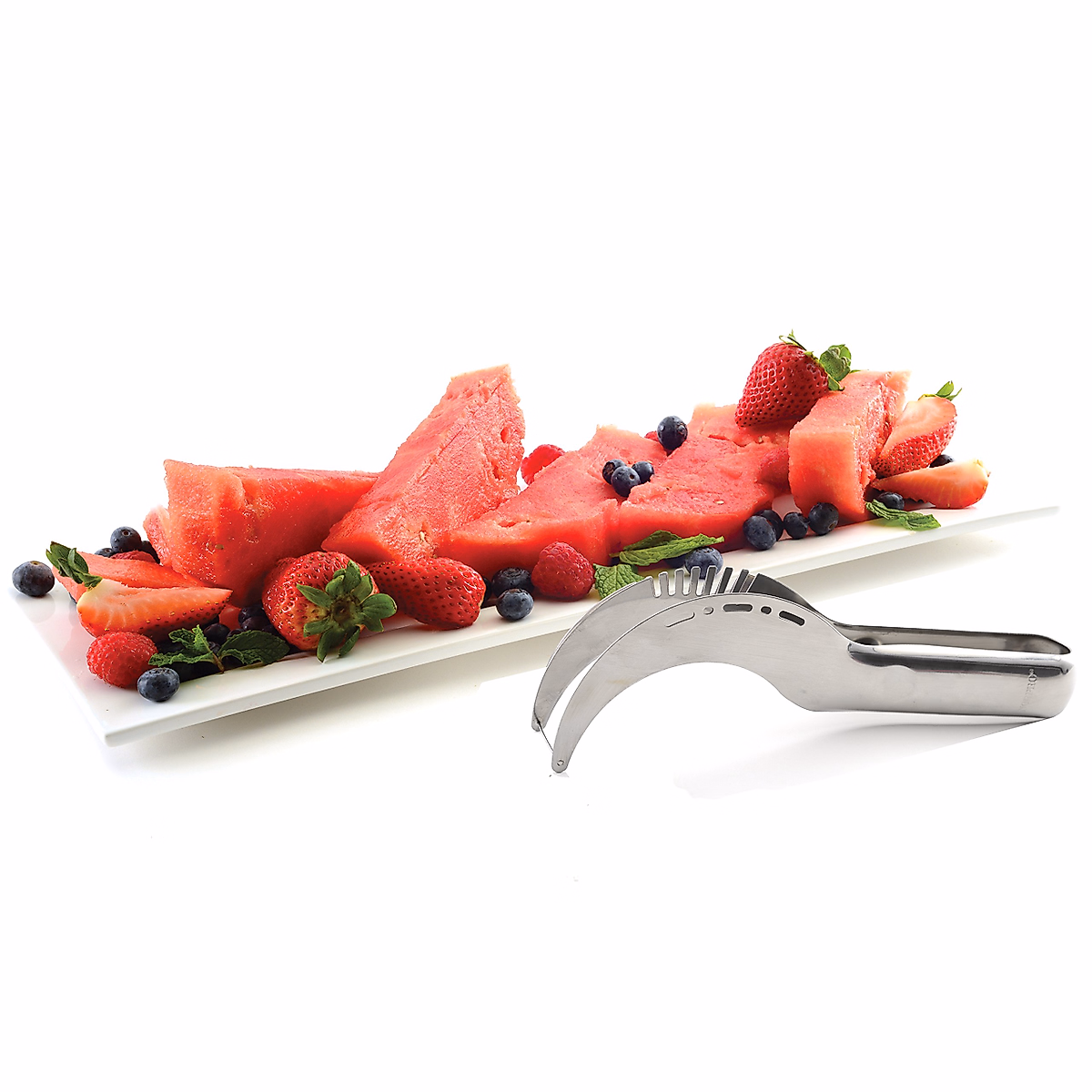Norpro 5151 Watermelon Slicer, Silver