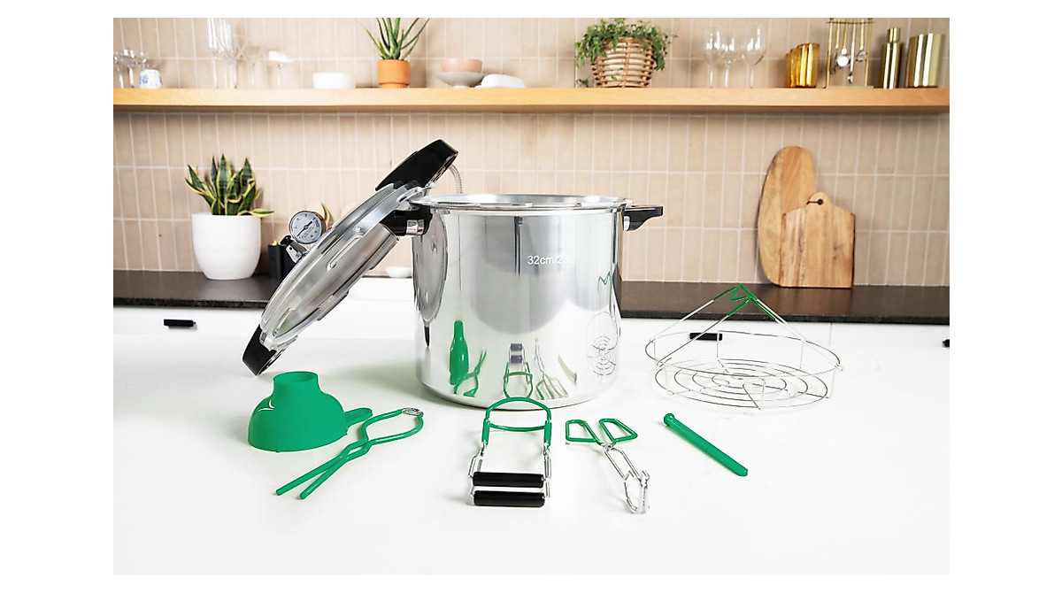 24qt Pressure Canner & Cooker Kit - Essential Canning Set
