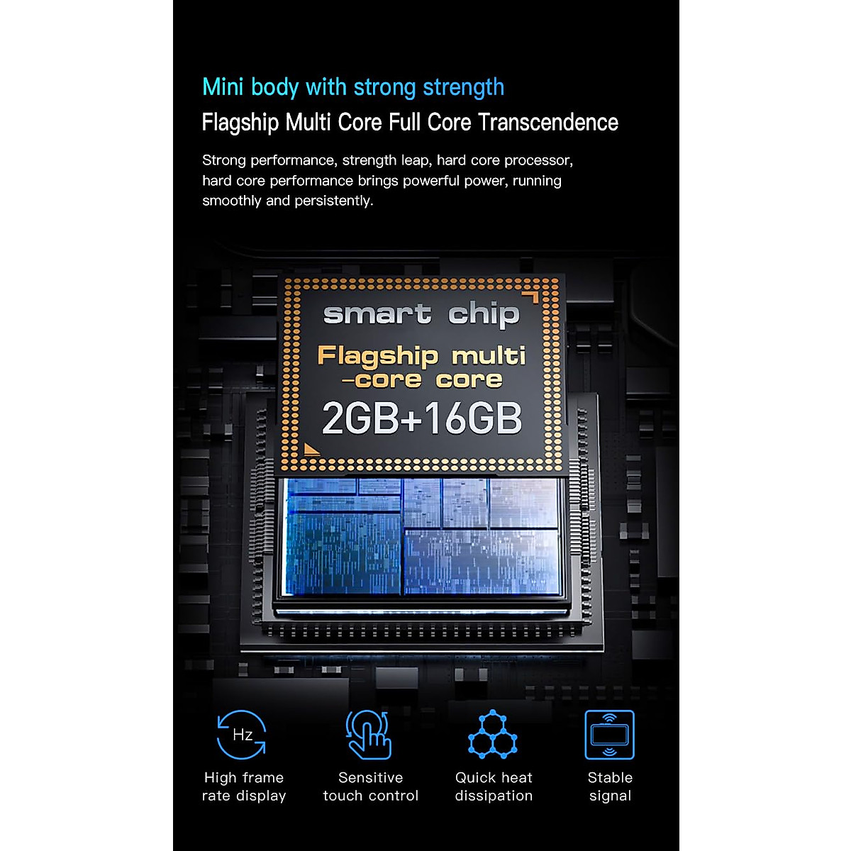 roiesvry Mini Smartphone, XS15 3.0 Inch Small Phone Quad Core 2GB+16GB 5.0MP Dual SIM 1000mAh Android Mini Phones Unlocked 3G Mobile Phone (Blue)