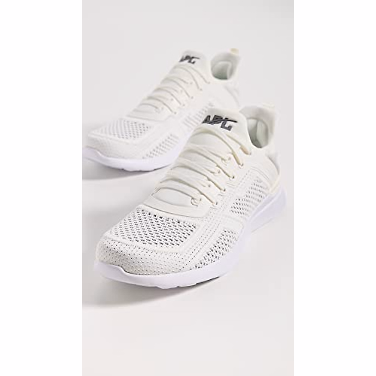 APL: Athletic Propulsion Labs Women's Techloom Tracer Sneakers, Ivory/Cement/White, 7 Medium US