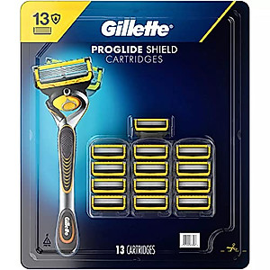 Gillette ProGlide Shield 13 Cartridges, Men's Razor Blades Proshield