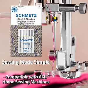 Stretch Machine Needles-Size 14/90 5/Pkg