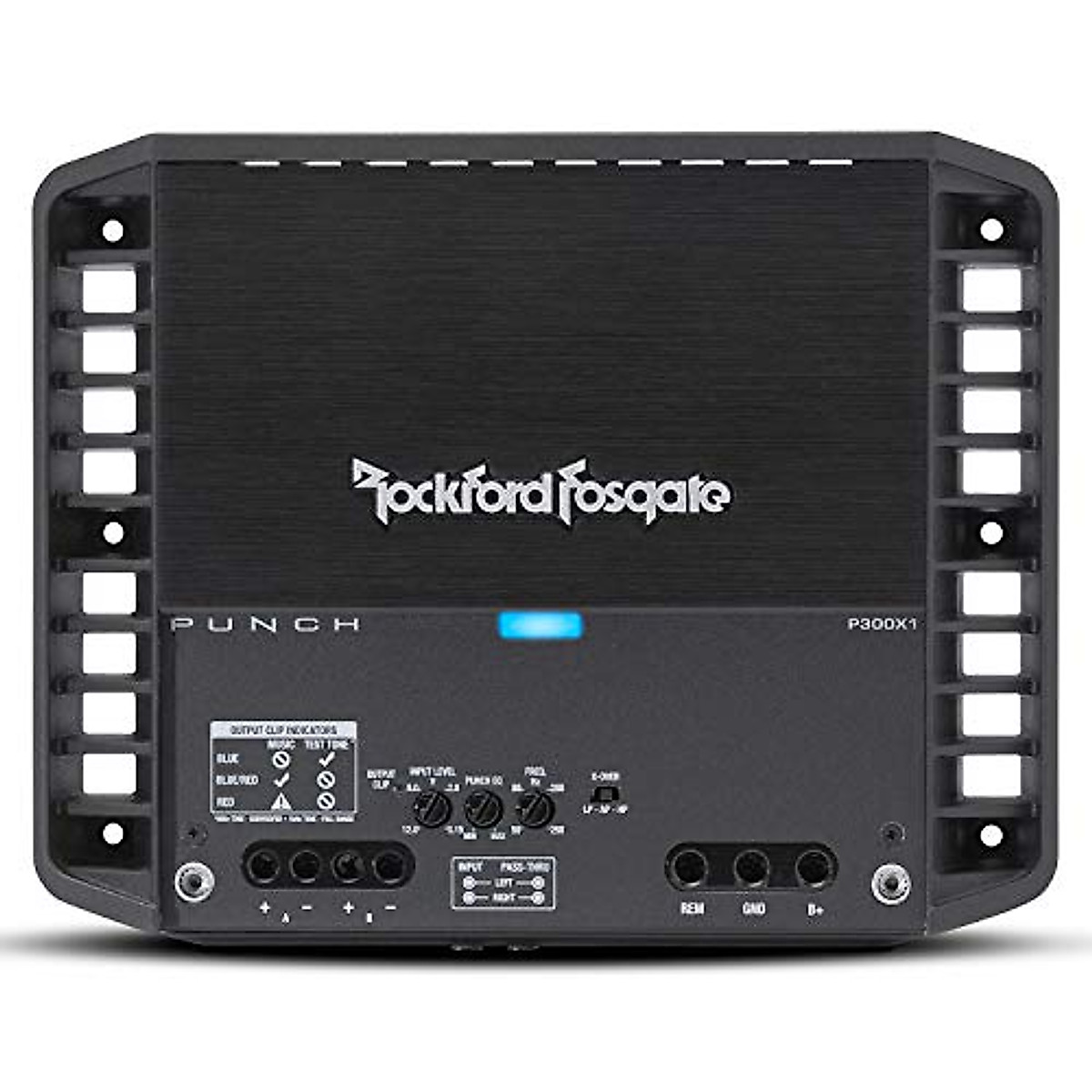 Rockford Fosgate P300X1 Punch 300 Watt Full-Range Mono Amplifier