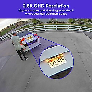 WYZE Floodlight Camera Pro, 3000-Lumen LEDs, 180° Wide View, 2K HD Outdoor Security Camera, Motion Detection, 105dB Siren, Cloud & Local Storage, Color Night Vision, for Home Surveillance, Wired