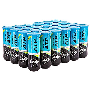 DUNLOP ATP Super Premium Extra Duty Tennis Ball Can - 3 Ball Cans (12 Cans - 1/2 Case)