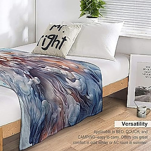 JHION Fantasy Bird Blanket, Fleece Flannel Cozy Throw Blankets, Breathable Lightweight Warm Bed Blanket All Season Blanket for Couch Bed Sofa 50"x60"