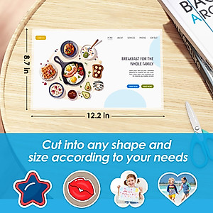 KTRIO Self-Adhesive Laminating Sheets 8.5 x 11 inches, 25 Sheets, 4 Mil Thickness, Clear Self Sealing Laminate Sheets for Crafts, No Machine Needed Self Laminating Sheets