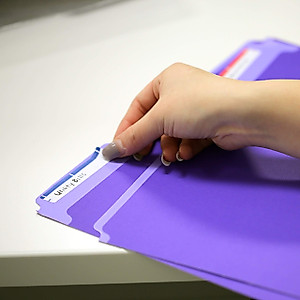 BAZIC 1/3 Cut Letter Size Color File Folder (6/Pack)