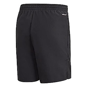 adidas mens Activated Tech Shorts Black/White Small