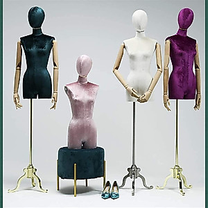 Tailors Dummy Mannequins Mannequin Body Female Tailors Dummy Mannequin with Metal Base Window Display Dressform Mannequin