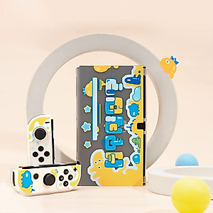 GeekShare Protective Case Slim Cover Case Compatible with Nintendo Switch OLED and Joy-Con - Shock-Absorption and Anti-Scratch - Alien