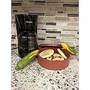 IMUSA USA Terracota Tortilla Warmer, 1 Pack, Brown