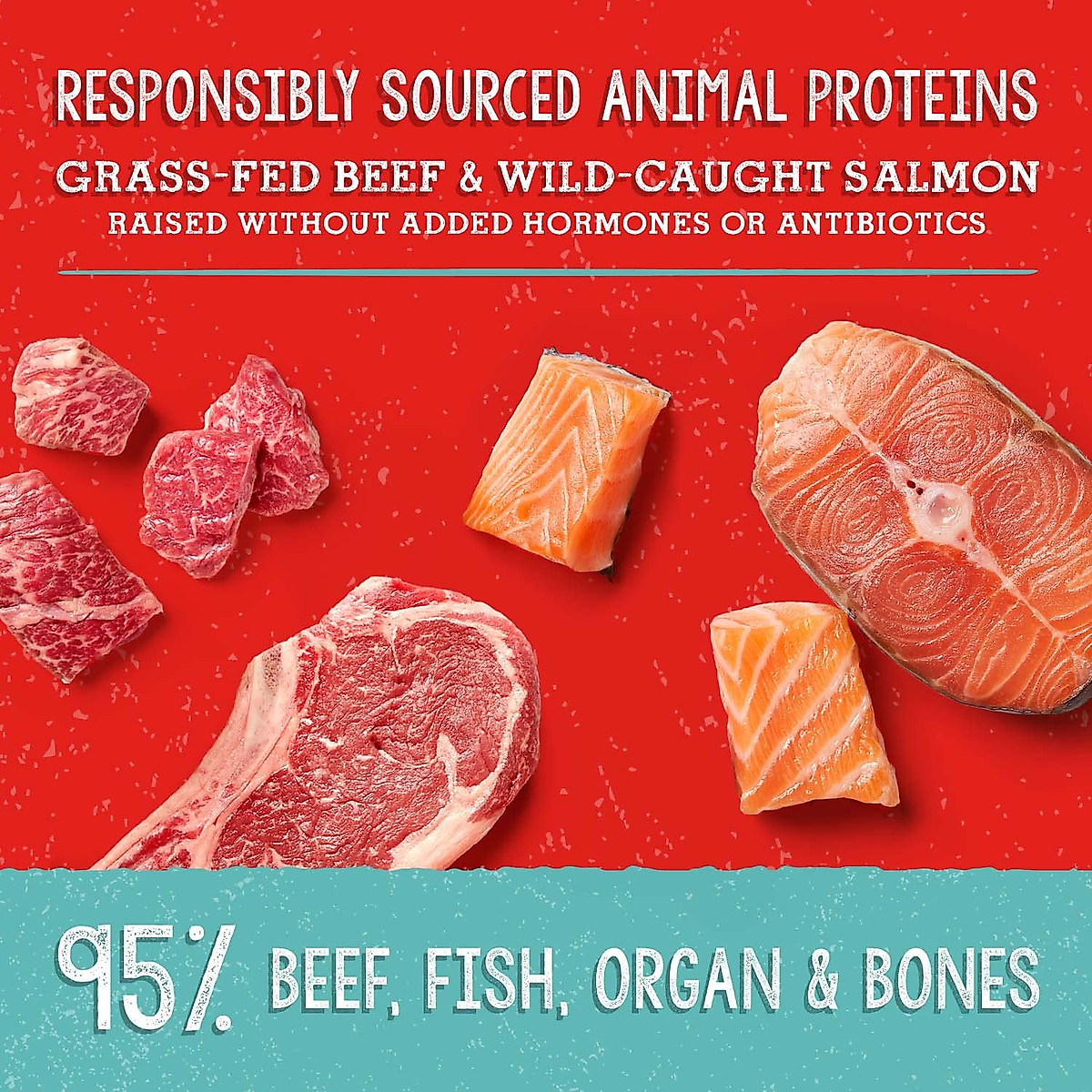 Stella & Chewy's Freeze Dried Raw Meal Mixers – Crafted for Puppies – Grain Free, Protein Rich Perfectly Puppy Beef & Salmon Recipe – 3.5 oz Bag