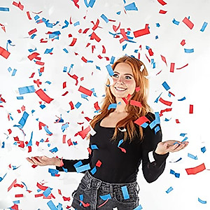 Ultimate Confetti Red/White/Blue Tissue Confetti-Biodegradable