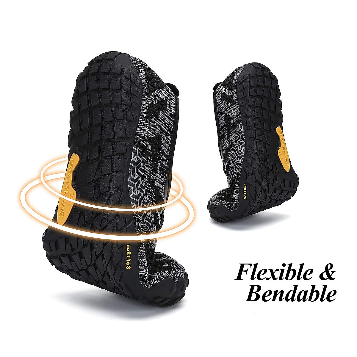 Womens Barefoot Gym Running Walking Trail Beach Hiking Water Shoes Aqua Sports Pool Surf Waterfall Climbing Quick Dry Grey/Pink