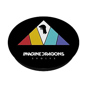 Imagine Dragons Triangle Evolve Logo Black PopSockets Standard PopGrip