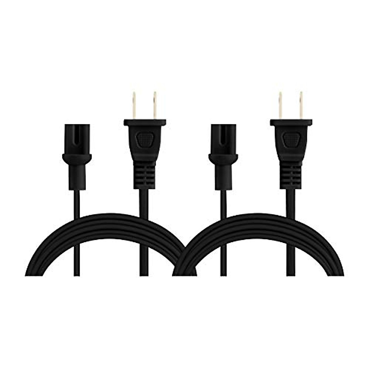 Vebner 20-Foot Power Cord Compatible with Sonos Five, Sonos Play 5, Sonos Beam, Sonos Arc, Sonos Amp, Sonos Playbase, Sonos Sub Gen 3 and Sonos Sub Mini - 2-Pack (Black)
