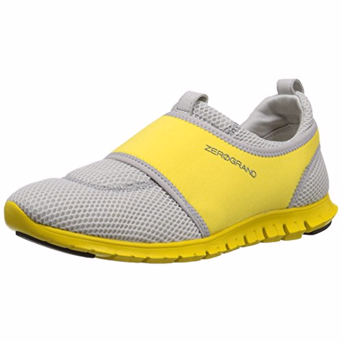 Cole Haan Women's Zerogrand Slip-On Fashion Sneaker, Silver Mesh/Vapor Grey/Sunray, 10.5 B US