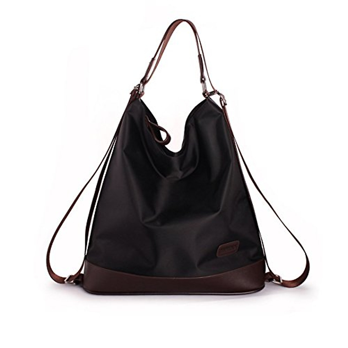 Good Bag Women's Excellent Shoulder Handbags Exquisite Backpack Waterproof Nylon Purse(Black)