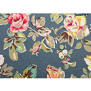 kayond Water-Resistant Canvas 13.3 Inch Laptop Sleeve-Blue Water Hyacinth