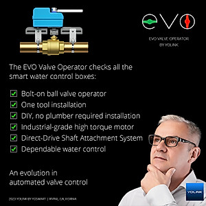 YoLink Smart Water Valve Controller, with Bulldog Water Valve Manipulator, Easy No-Plumber DIY Installation, Remote Control, Compatible with Alexa/Google Assistant, IFTTT - YoLink Hub Required…