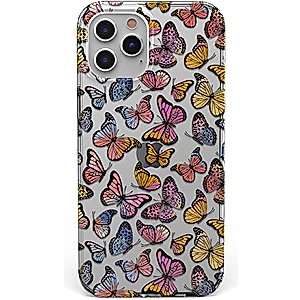 Casely iPhone 13 Pro Max Case | Free Spirit | Rainbow Butterfly Case Design Compatible Only with iPhone 13 Pro Max (Classic Collection)